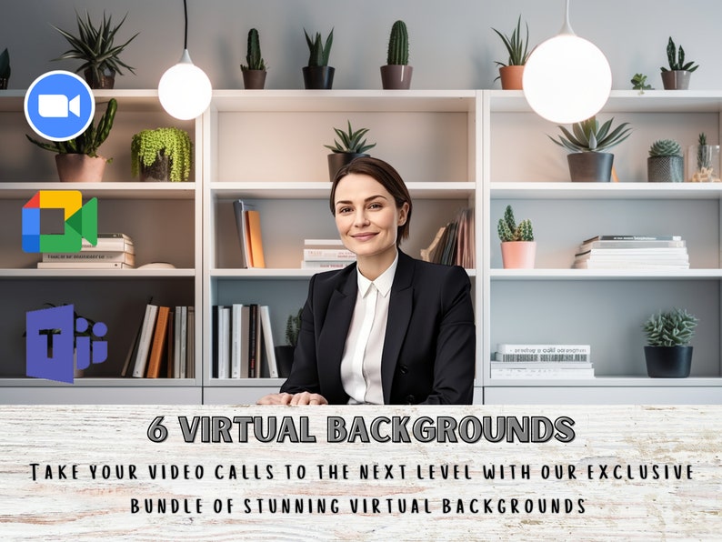 Virtual Background Zoom Background Teams Backdrop Digital Backgrounds ...