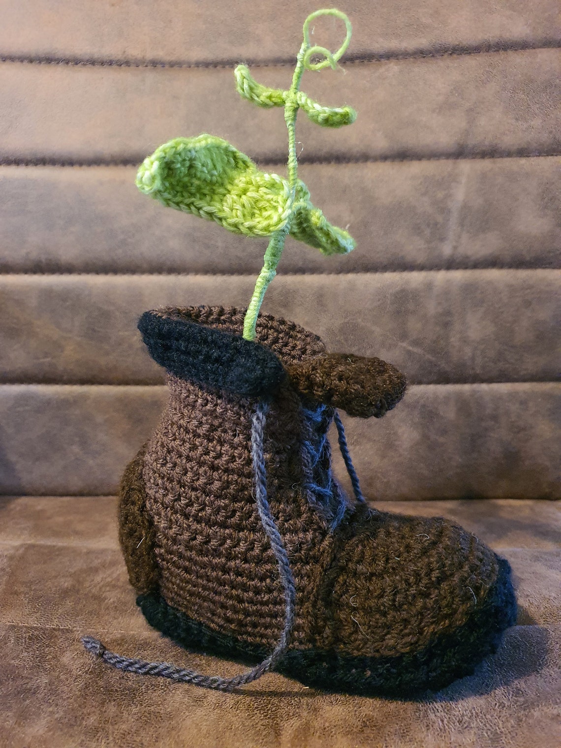 Wall-e Plant in Boot ENGLISH/DUTCH Crochet Pattern - Etsy