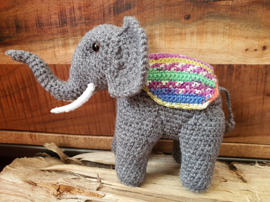 Elephant ENGLISH/DUTCH Crochet Pattern - Etsy