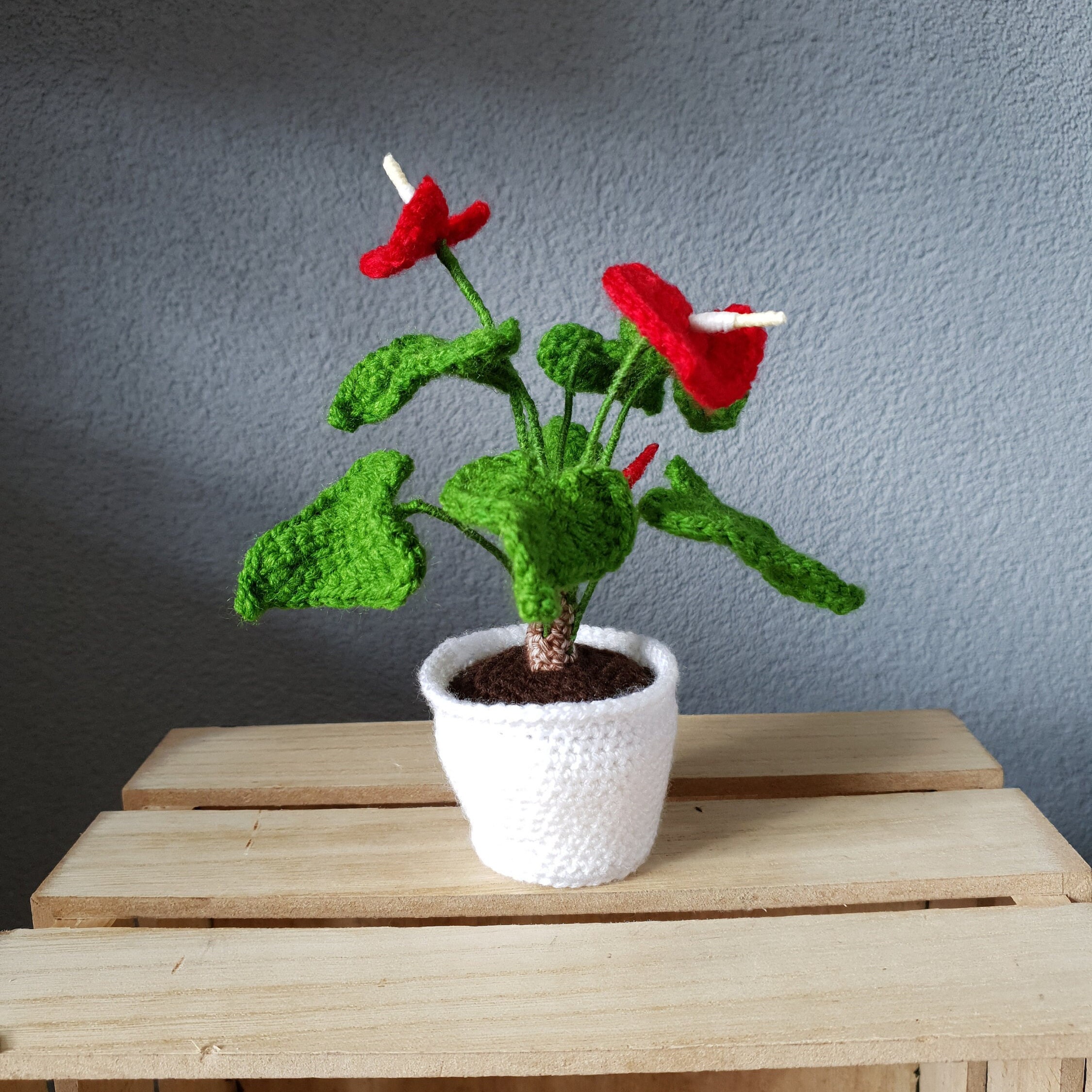 Anthurium ENGLISH/DUTCH Crochet Pattern - Etsy