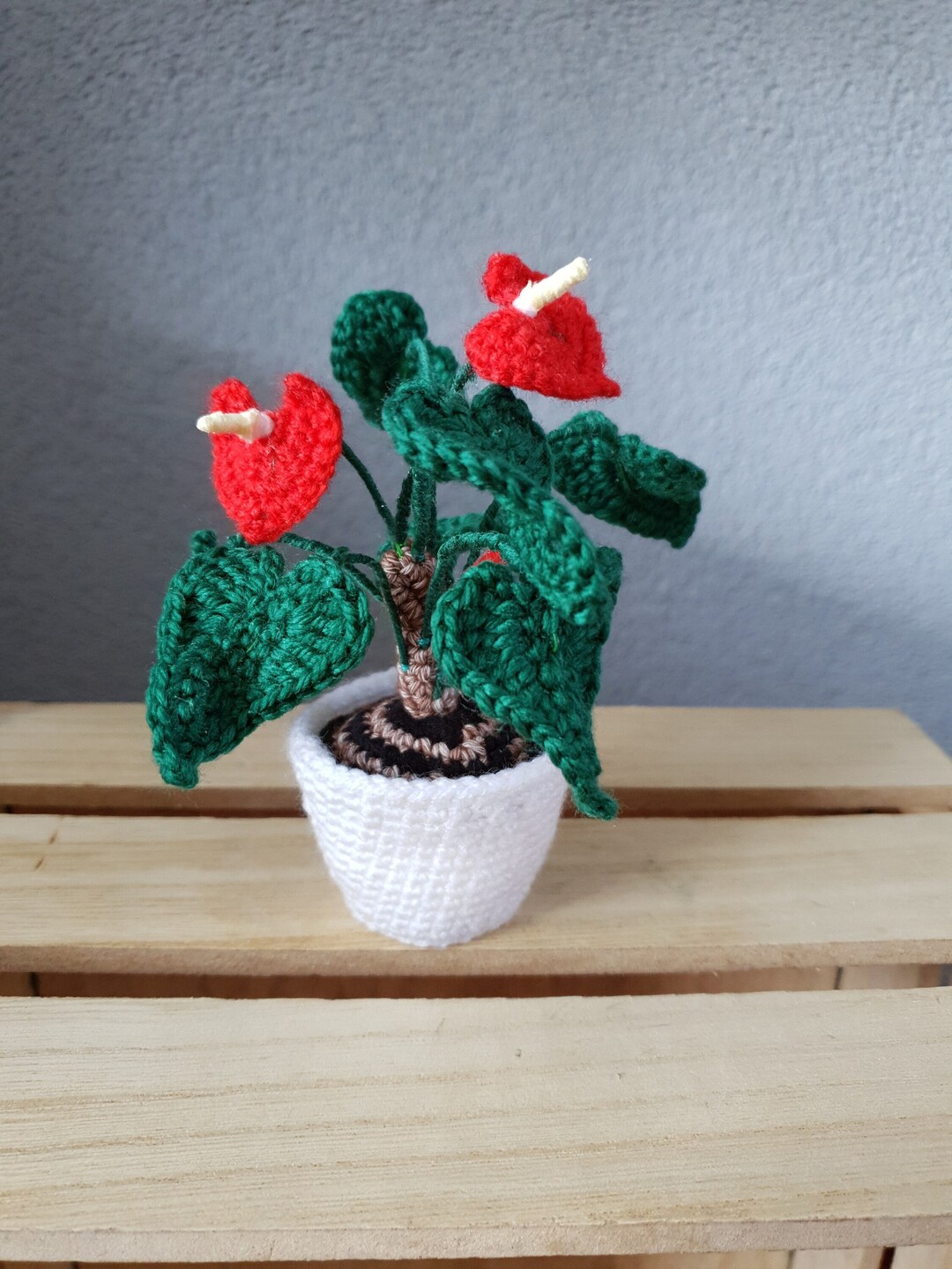 Anthurium ENGLISH/DUTCH Crochet Pattern - Etsy