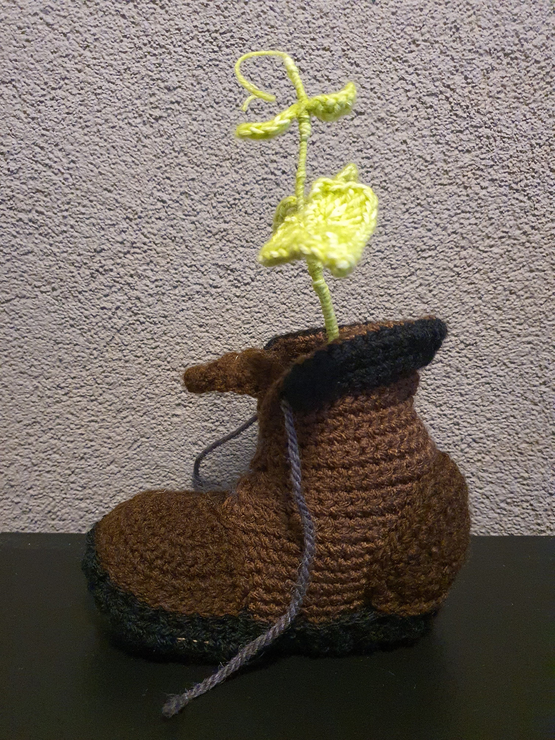 Wall-e Plant in Boot ENGLISH/DUTCH Crochet Pattern - Etsy