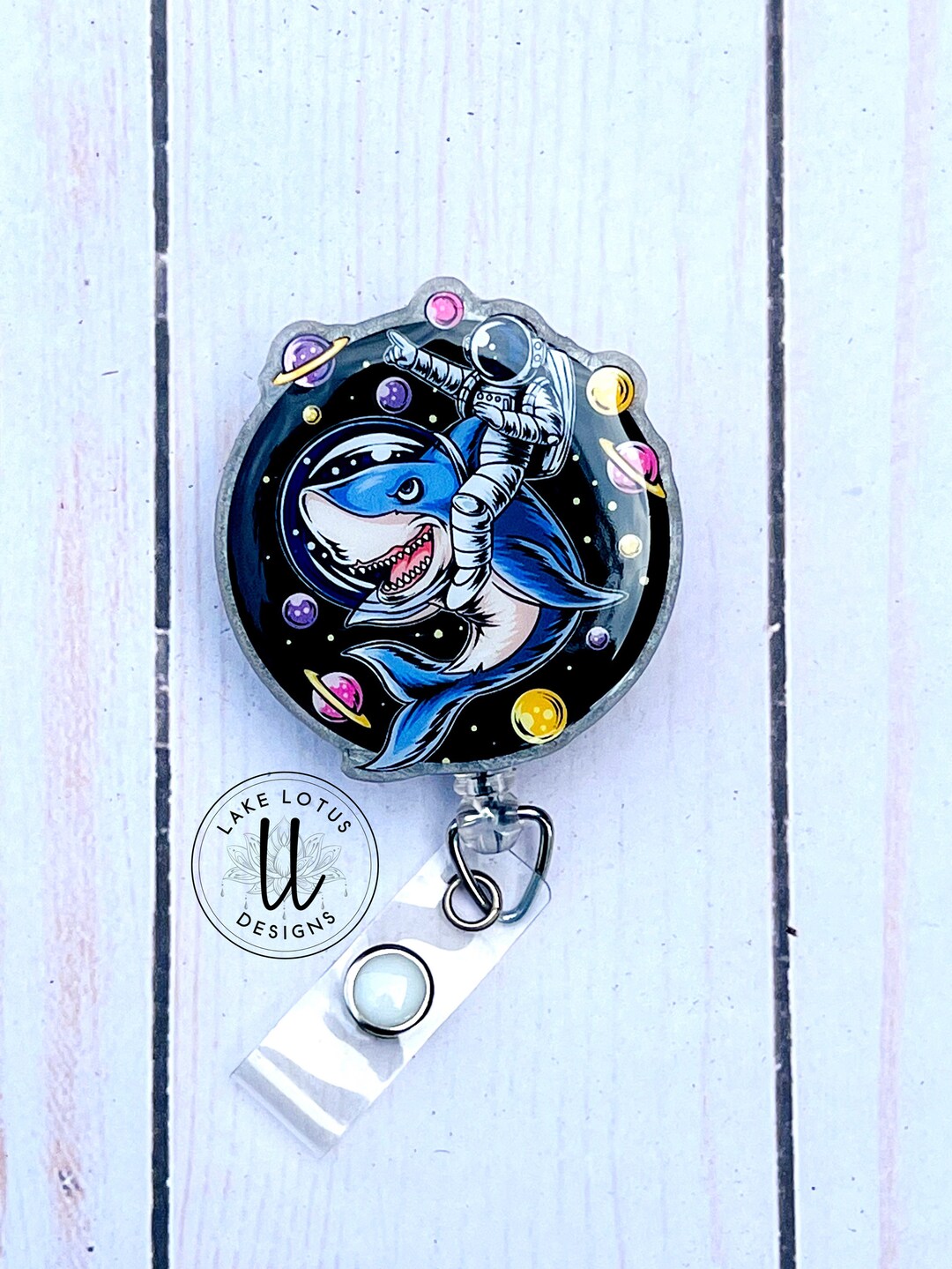 Space Badge Reel Science Badge Reel Men Badge Reels Gift for Him - Etsy