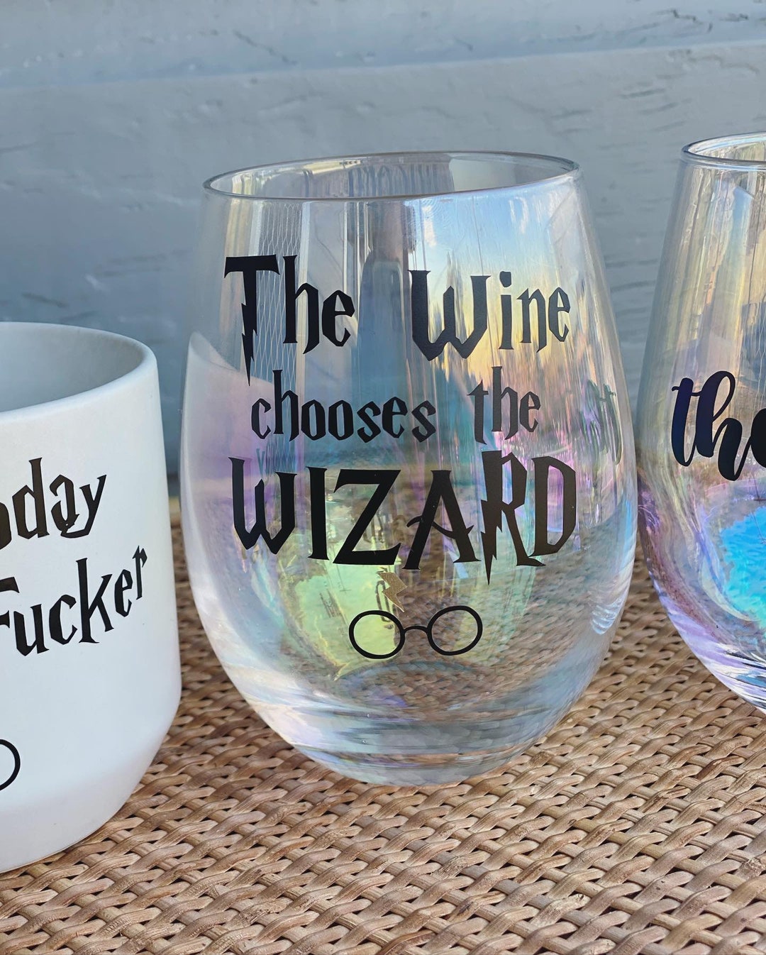 The Wizard Wine Glass - Etsy