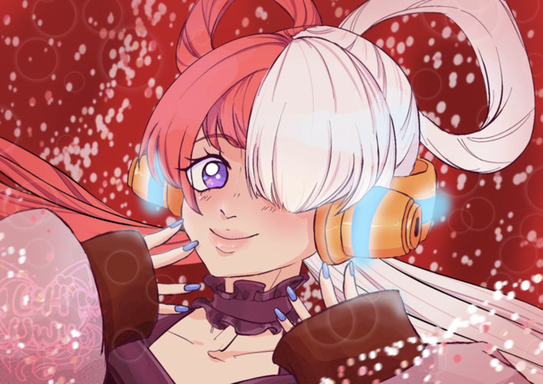 Legendary Singer Devil Fruit Song Artist Uta Girl A5 Print Art Print ...