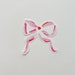 Sticker: Watercolor Pink Bow - Etsy