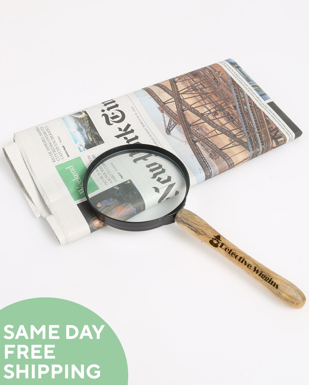 Personalized Magnifying Glass With Wood Handle, Engraved Magnify,custom ...