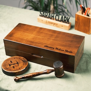Personalized Judge's Gavel and Sound Block,custom Engraved Handwriting ...