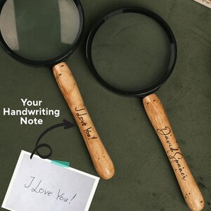 Personalized Magnifying Glass With Wood Handle, Engraved Magnify,custom ...
