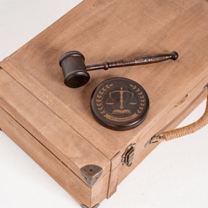 Personalized Judge's Gavel and Sound Block, Custom Engraved Handwriting ...