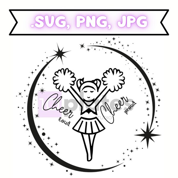 Cheerleading Svg - Etsy