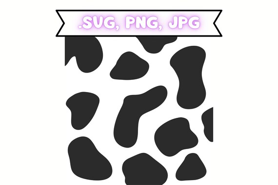 Cow Print SVG Cutting File Cow Print Pattern Svg Animal - Etsy