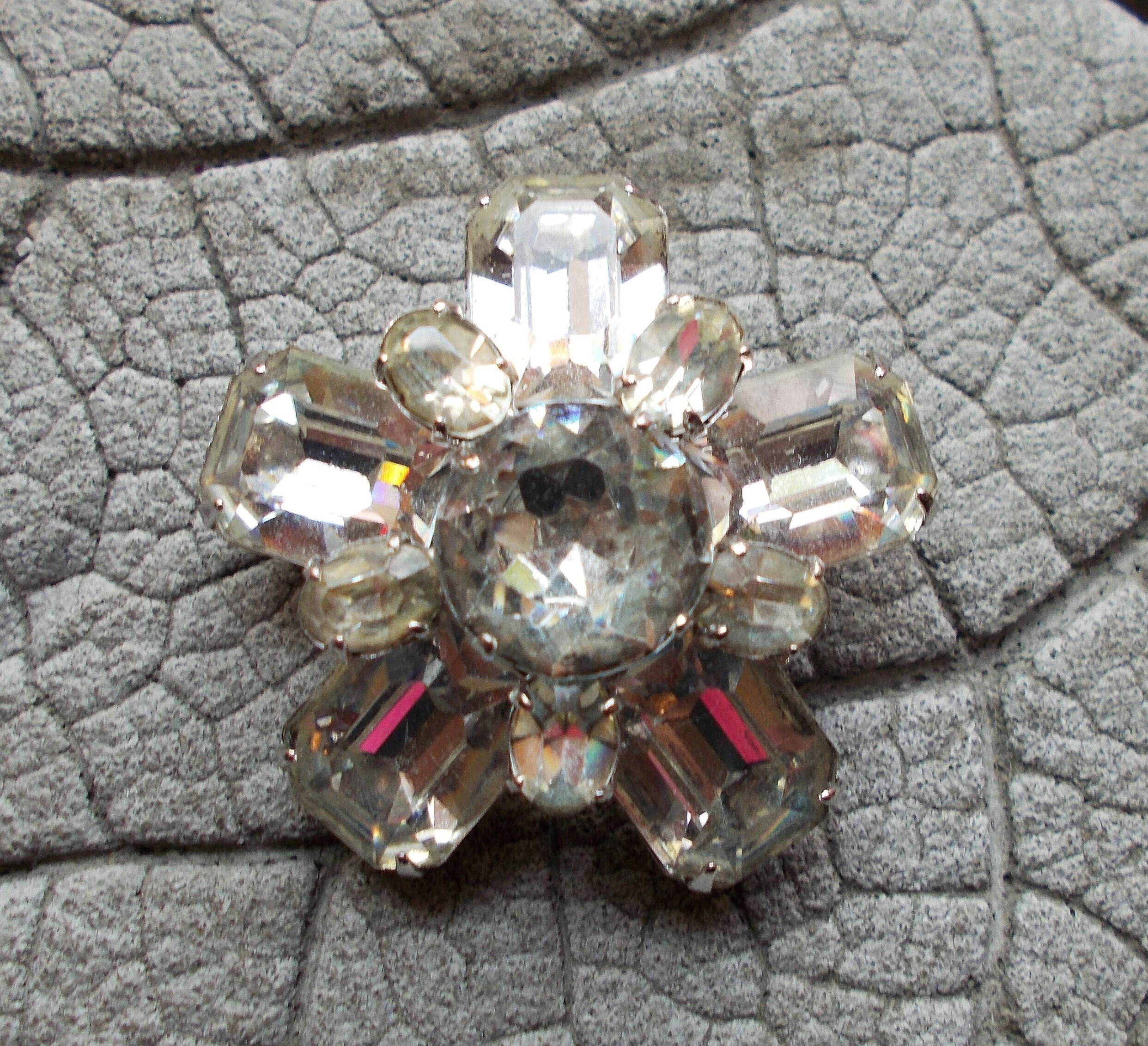 Vintage KRAMER Costume Jewelry, Signed Costume Jewelry, AB Rhinestone ...