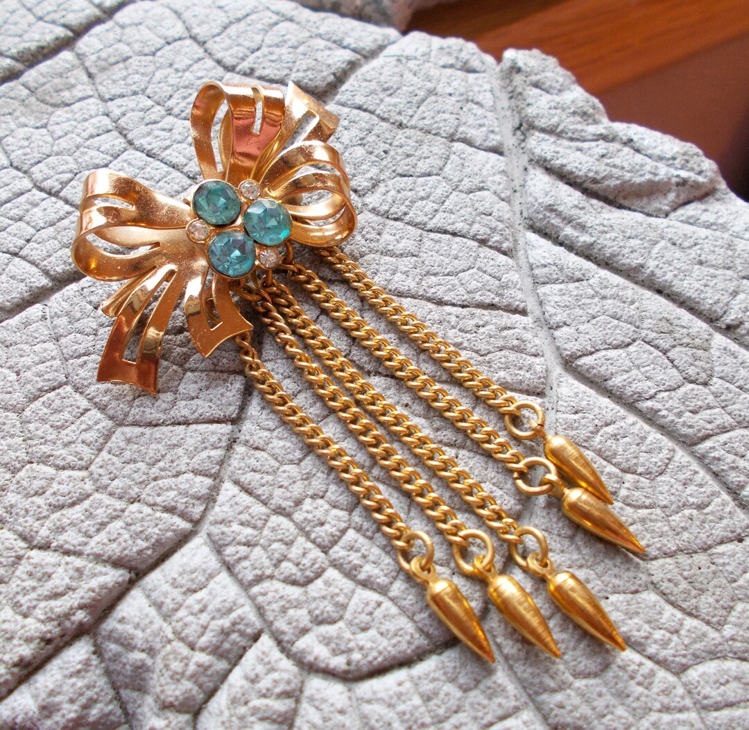 Vintage CORO Pin, Vintage Costume Jewelry, Vintage Brooch, Gold Tone ...