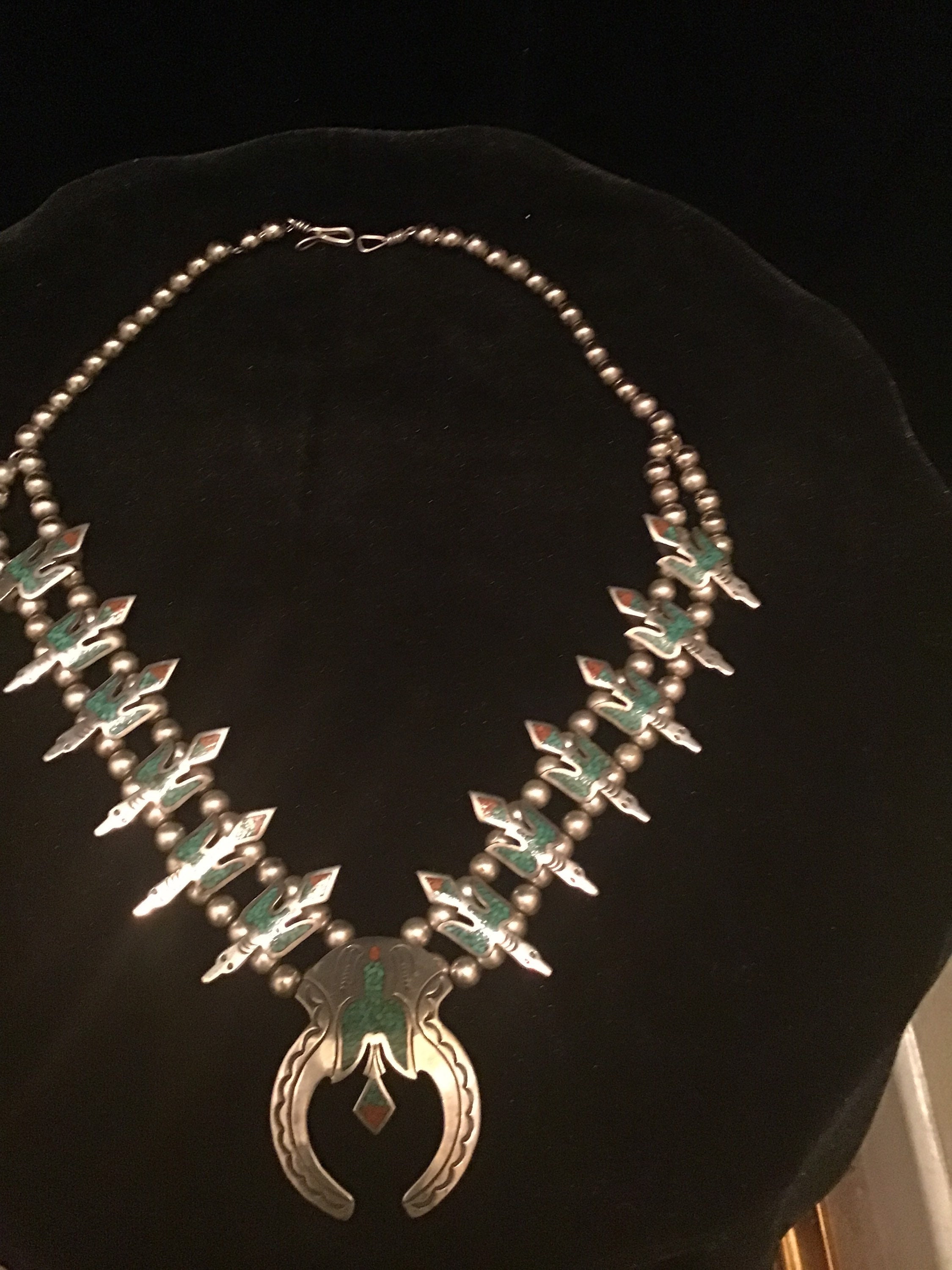 Native American Squash Blossom by J. Nezzie - Etsy