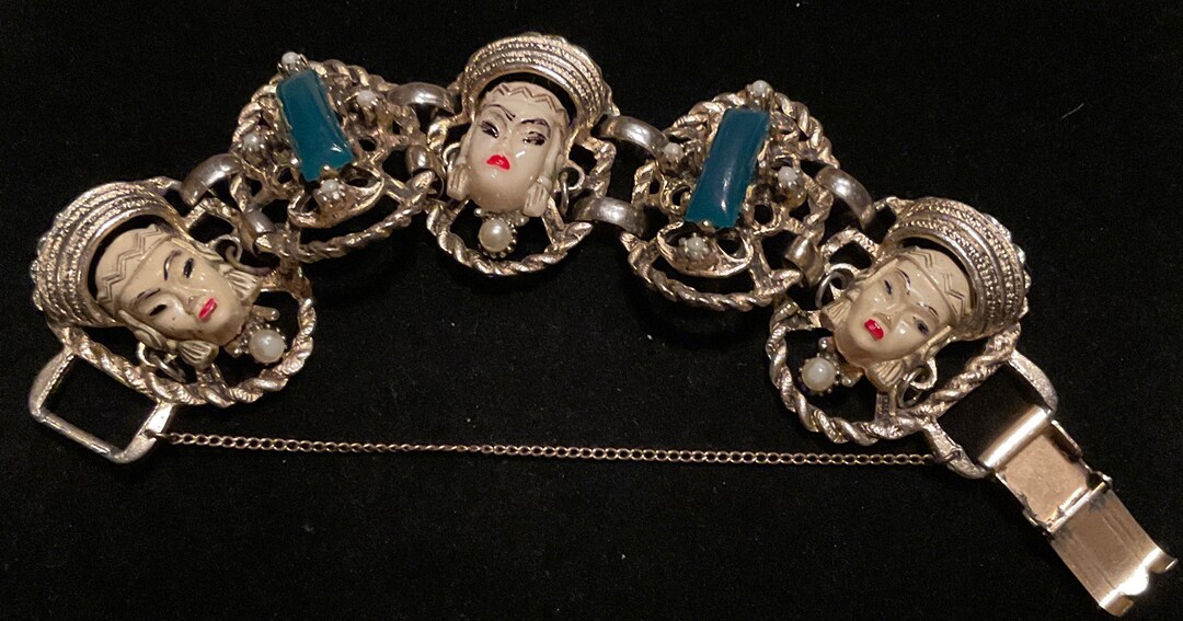 Vintage Selro Selini Princess Bracelet, Asian Princess Bracelet - Etsy