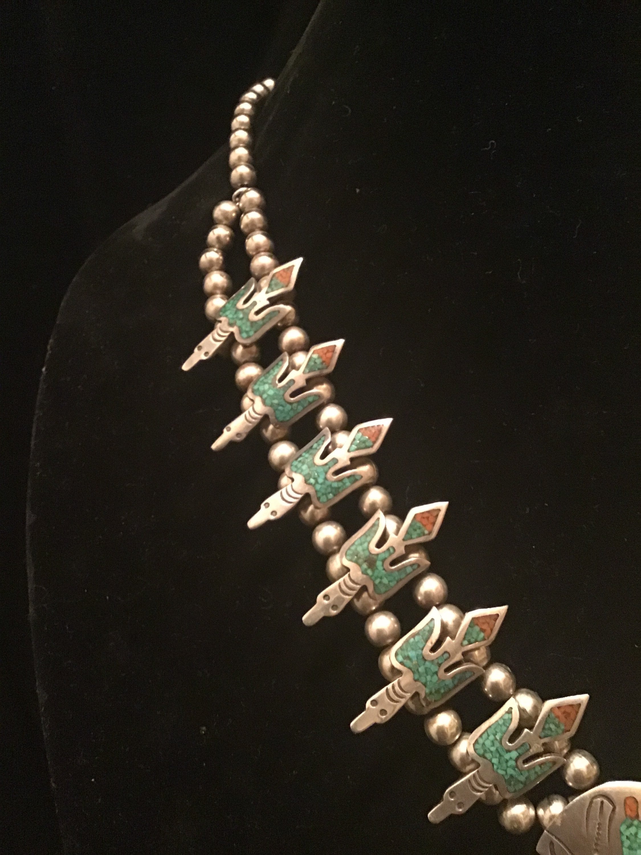 Native American Squash Blossom by J. Nezzie - Etsy