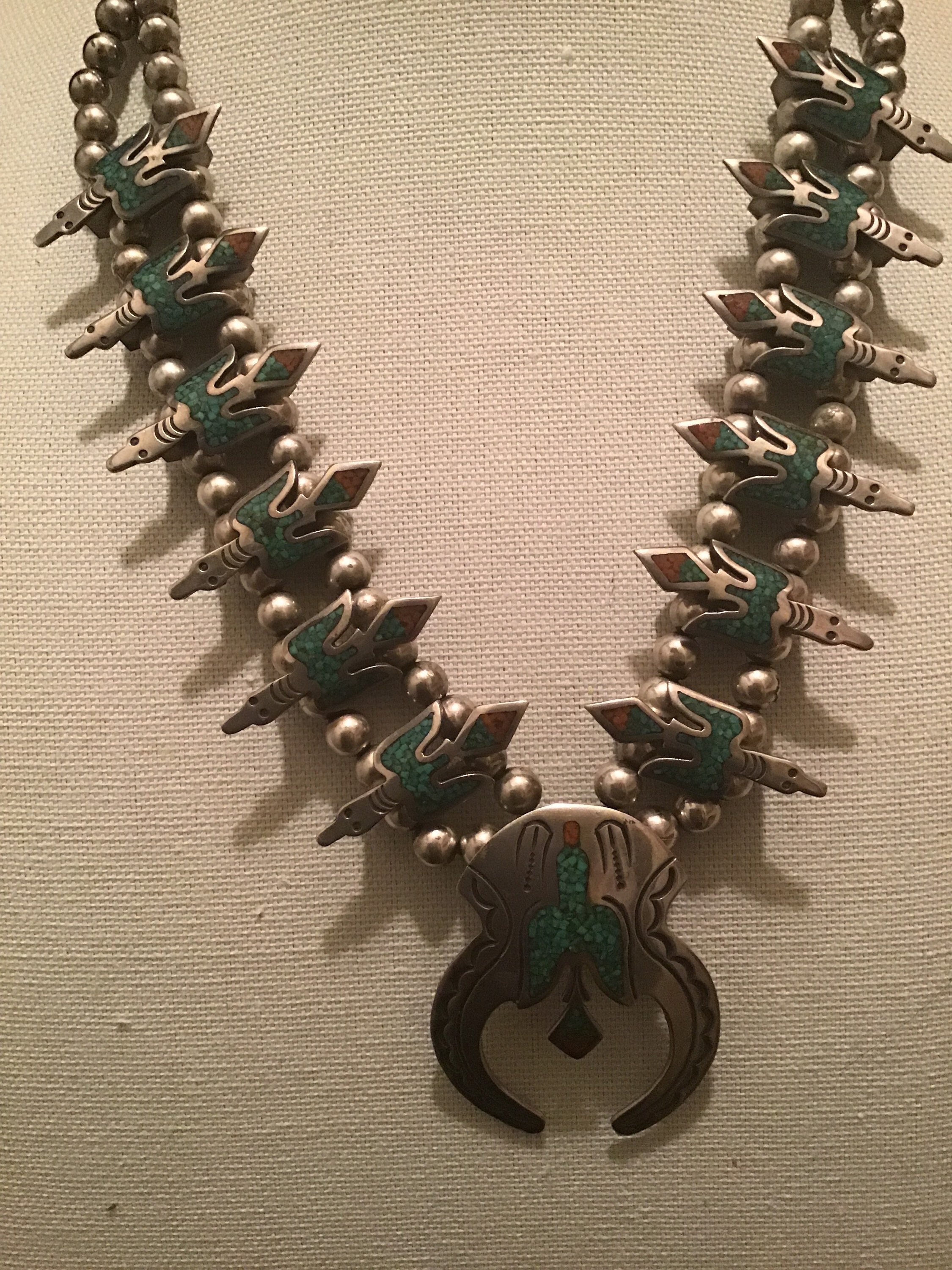 Native American Squash Blossom by J. Nezzie - Etsy