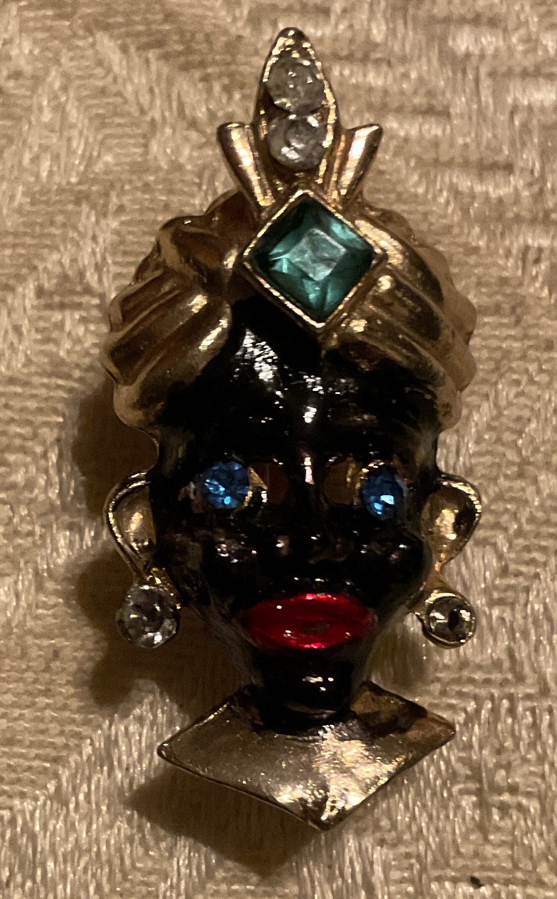 Three Piece Vintage Blackamoor Pin Set - Etsy