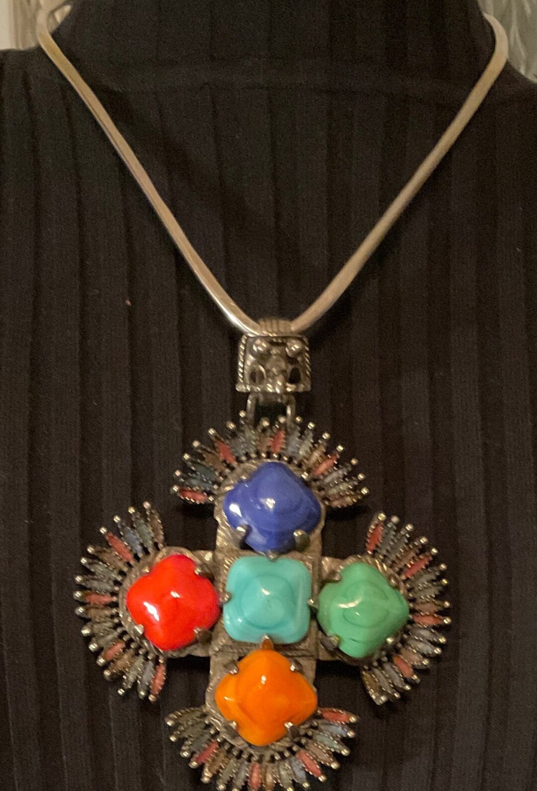 Vintage Lawrence Larry Vrba Mayan Aztec Aztec Maltese Cross for ...