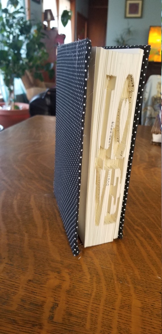 Custom-Made Gift for graduation Cut-out Book Art; Handmade Zen ...