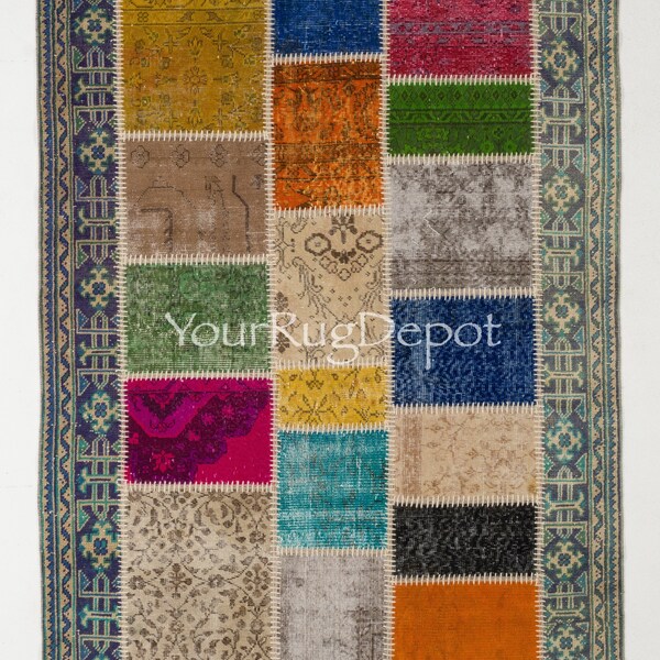 Patchwork Kilim Rug - Etsy