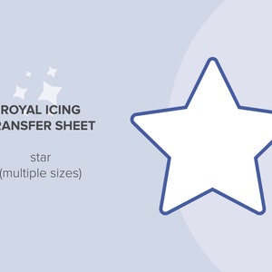 Star Royal Icing Transfer Sheets • INSTANT DOWNLOAD - Etsy