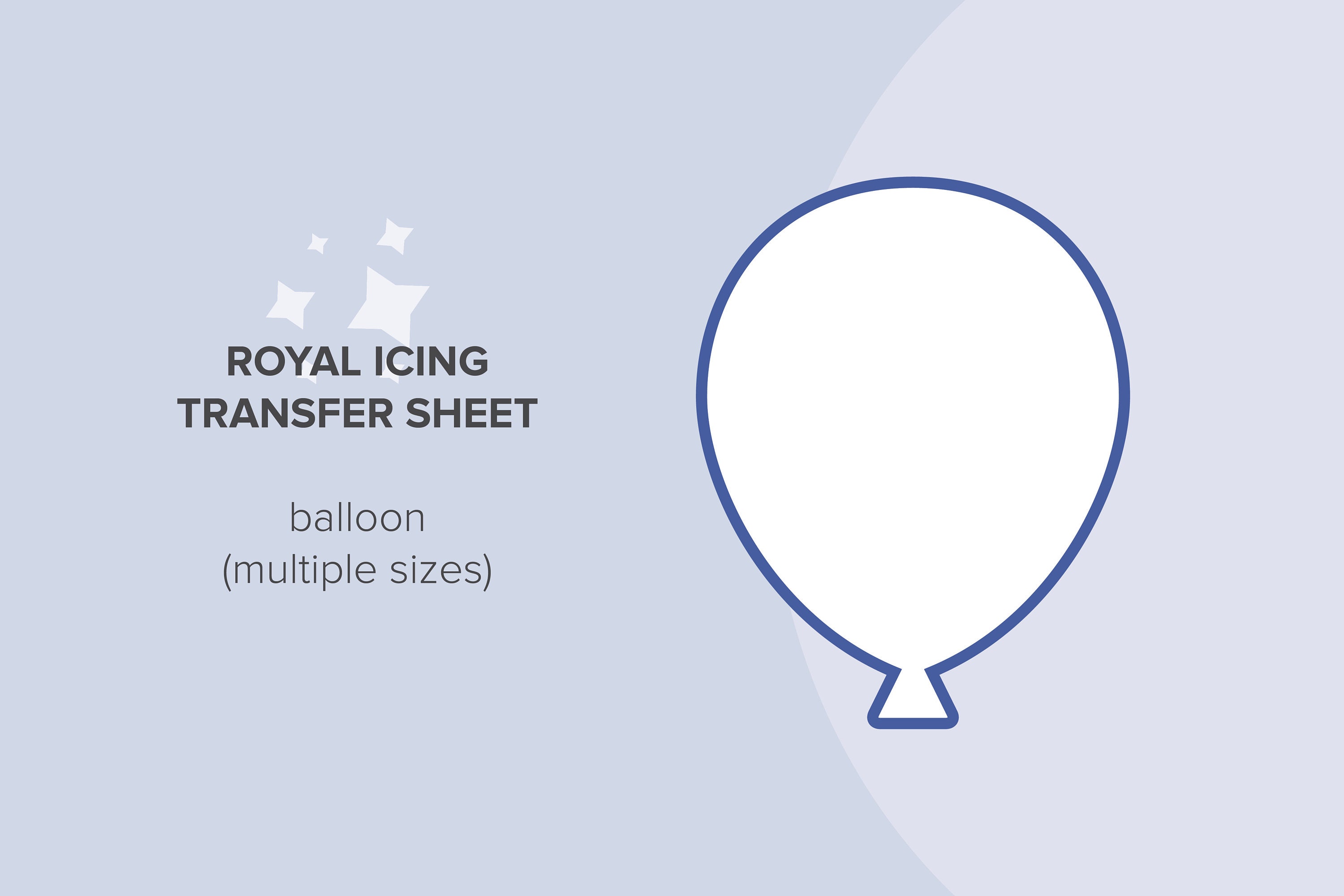 Balloon Royal Icing Transfer Sheets • INSTANT DOWNLOAD - Etsy