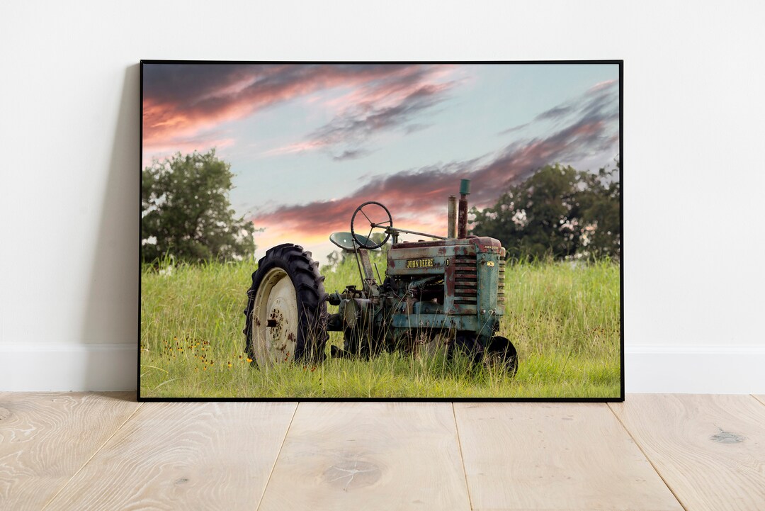 Tractor Art, Tractor Picture, John Deere, Farm, Wall Art, Picture ...
