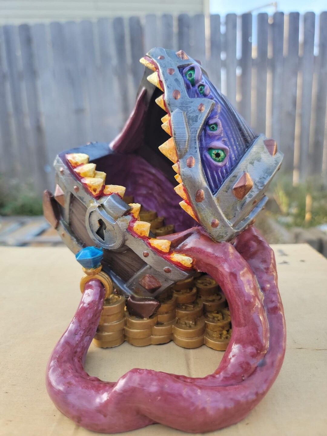 Mimic Dice Tower Tabletop Gaming Accessories and Décor for D&D, Dnd ...