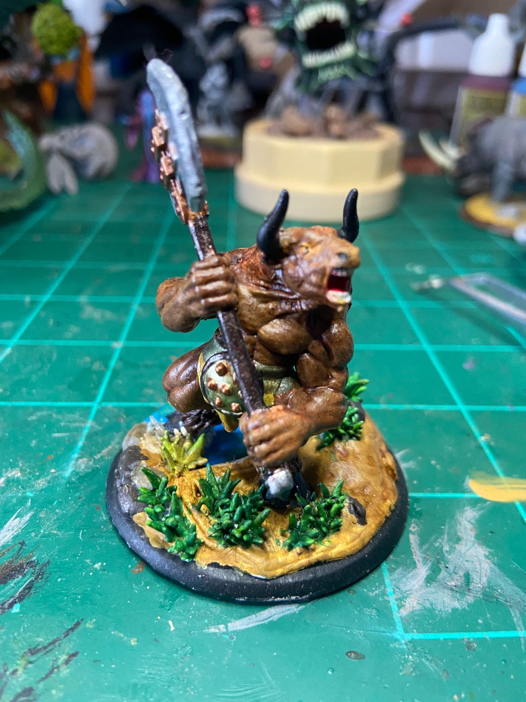 Minotaur Miniature - Etsy