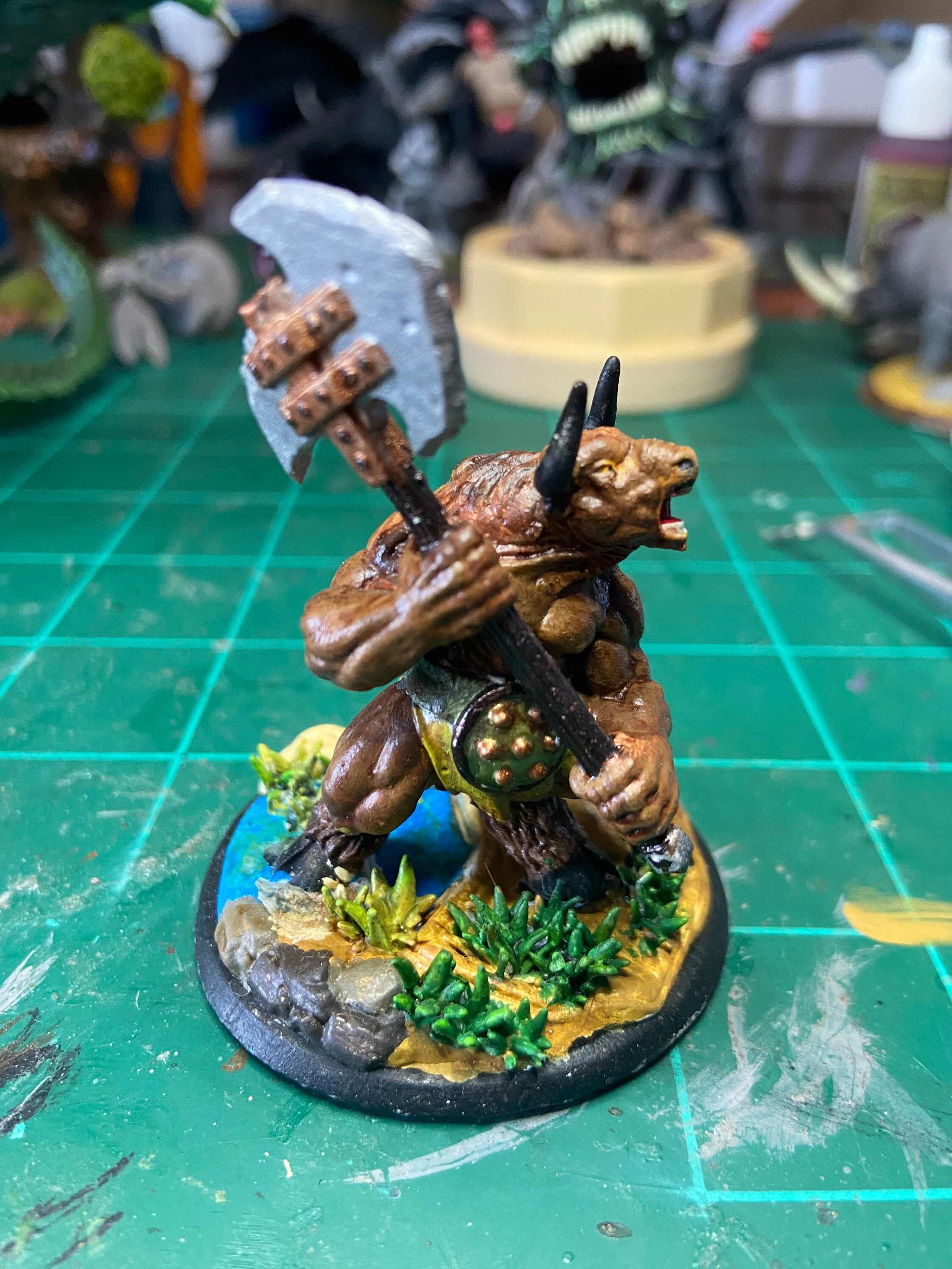 Minotaur Miniature - Etsy