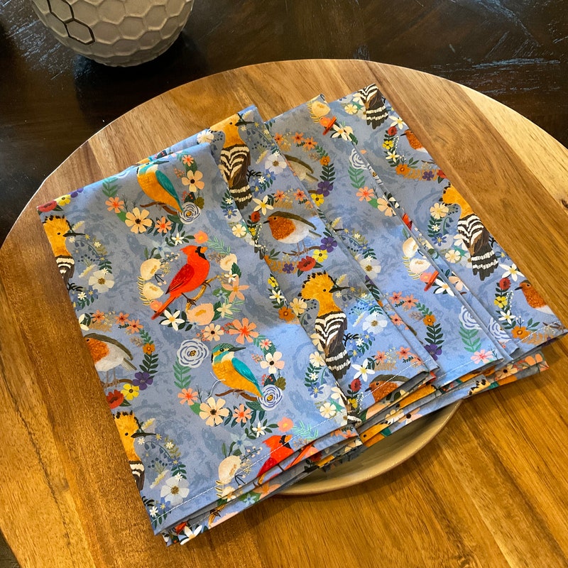 Bird Napkins - Etsy