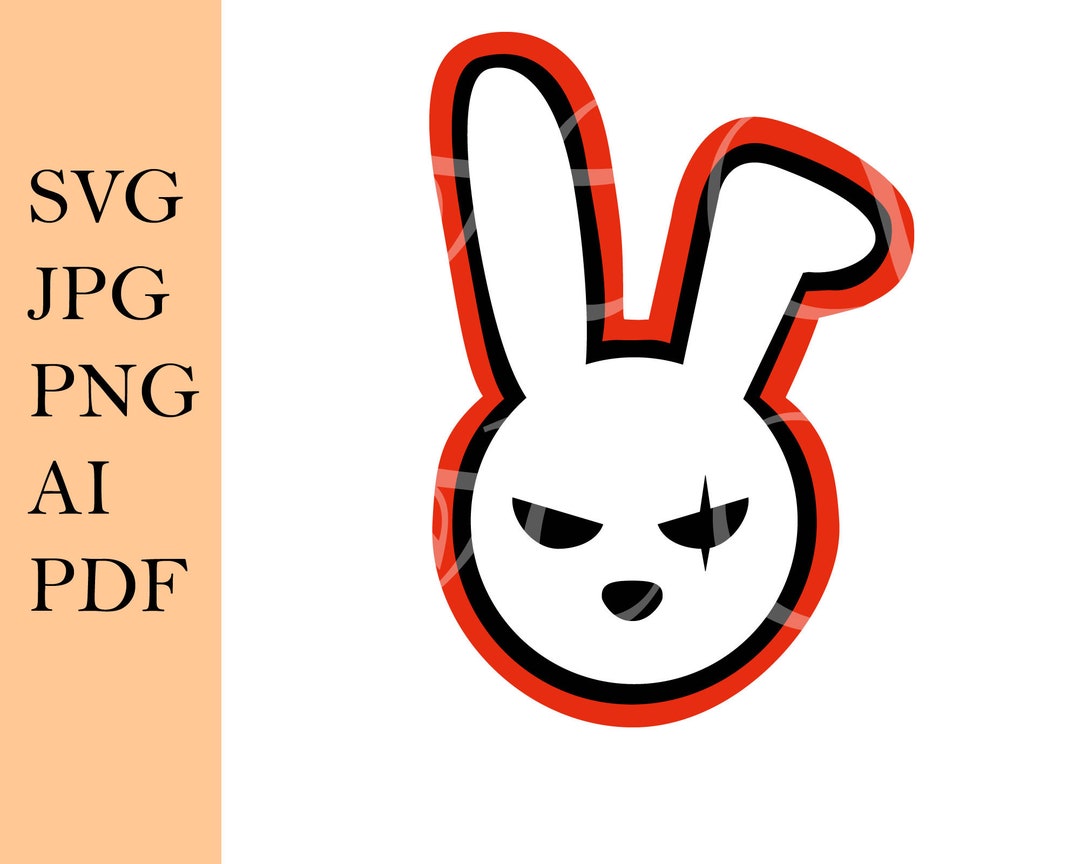 SVG File Angry Rabbit, Bunny, Illustration, Jpg, Png, Pdf, Ai, Svg ...