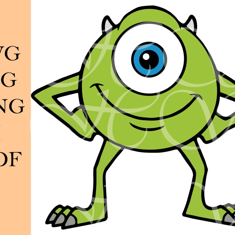 Mike Wazowski Sticker - Etsy