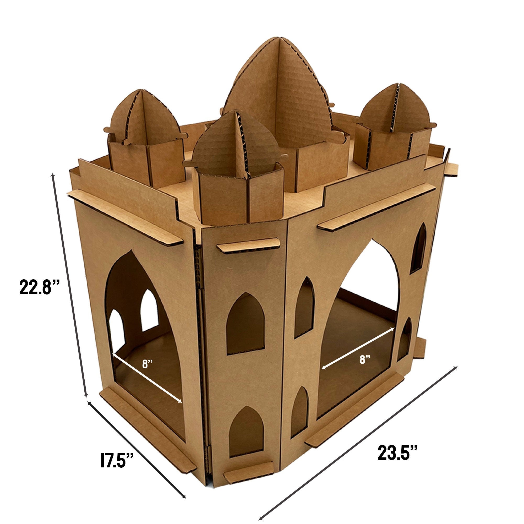 Cardboard Cat Homes Taj Mahal, Cat Playhouse for Indoor Cats, Gift for ...