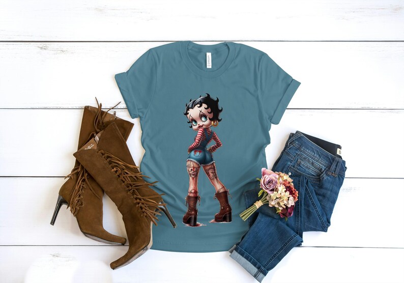 BETTY BOOP TATTOO Betty Boop Spooky Pumpkin Scary Bat Halloween Beauty ...
