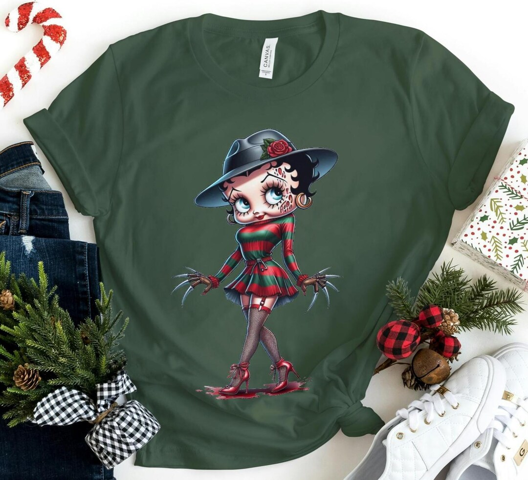 BETTY BOOP Freddy Krueger Betty Boop Spooky Scary Halloween Beauty ...