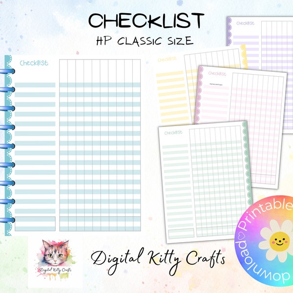 Happy Planner Refill - Etsy