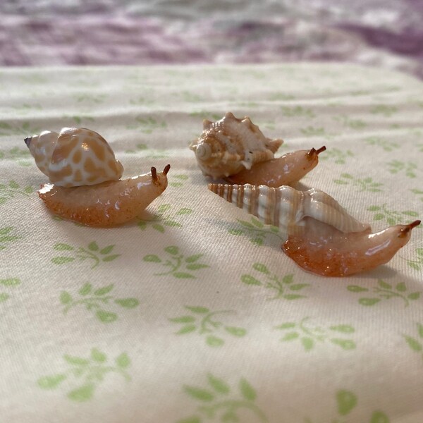 Polymer Clay Snail - Etsy