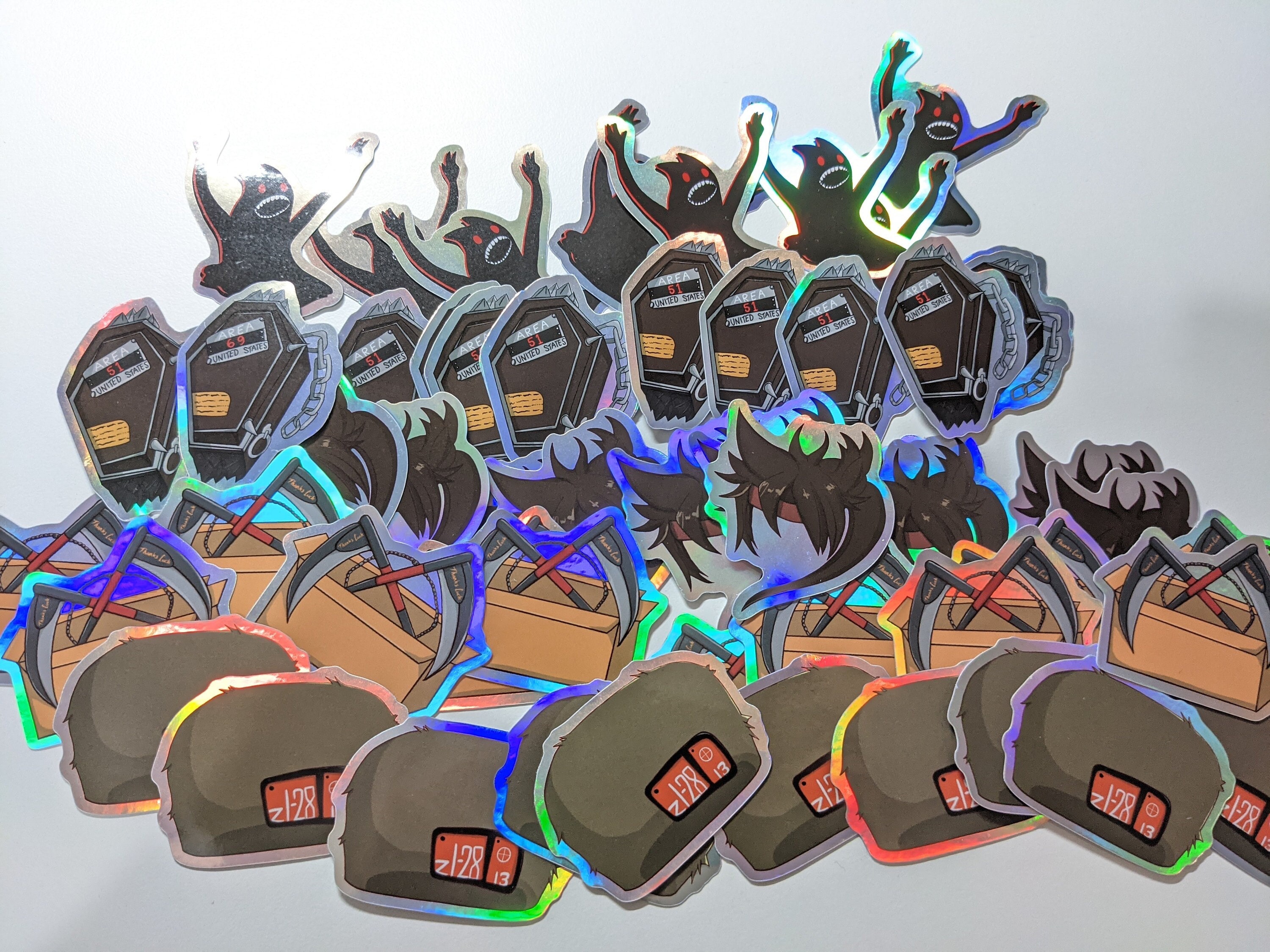 Assorted Guilty Gear Strive Holographic Stickers - Etsy