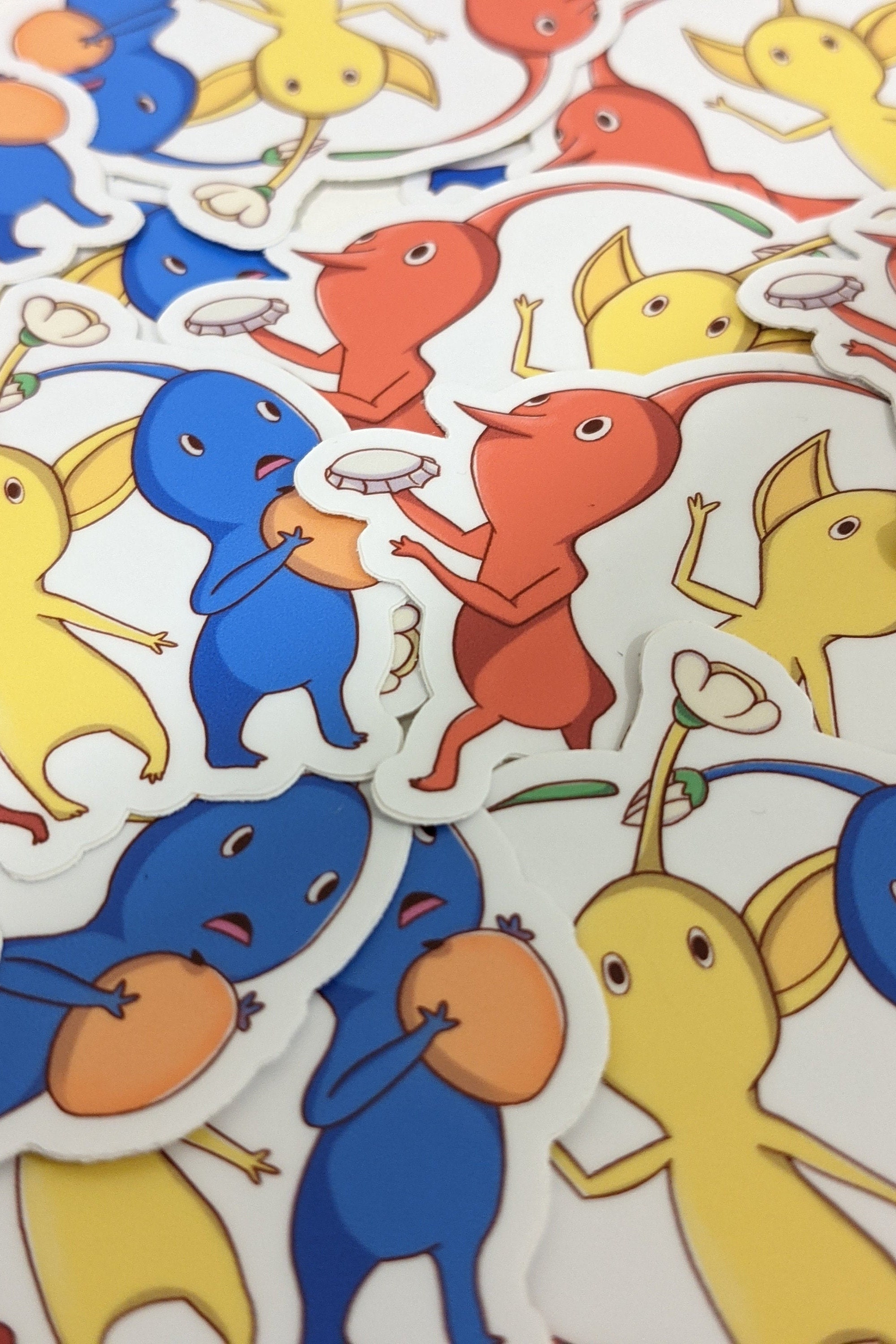 Pikmin Stickers - Etsy