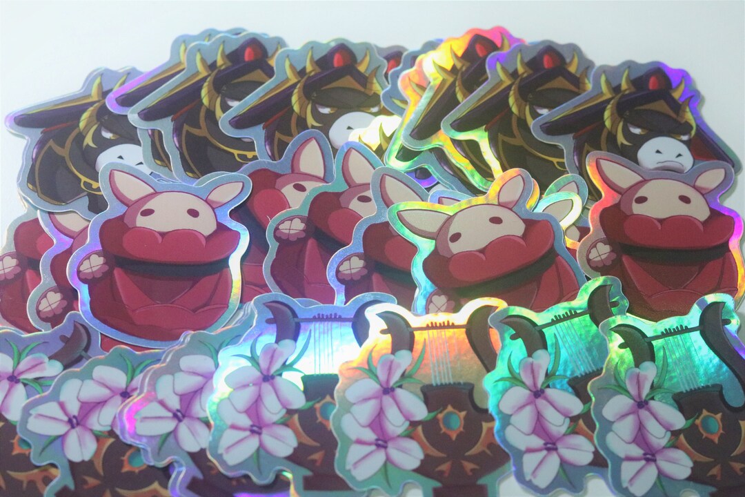 Assorted Genshin Impact Stickers - Etsy