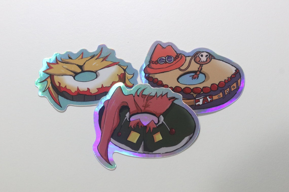 Assorted Anime Inspired Donut Stickers - Etsy