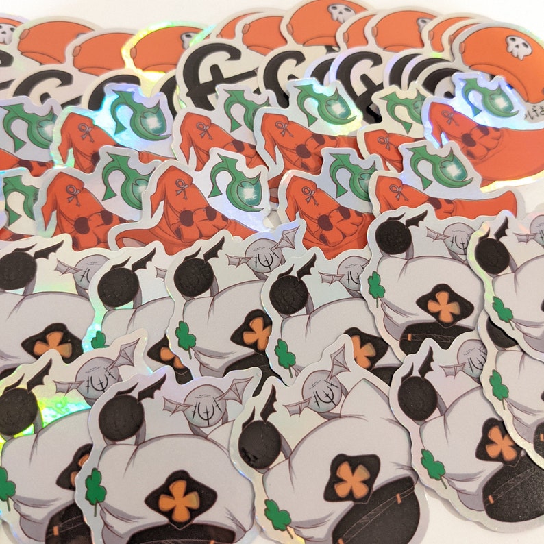 Assorted Guilty Gear Strive Holographic Stickers - Etsy