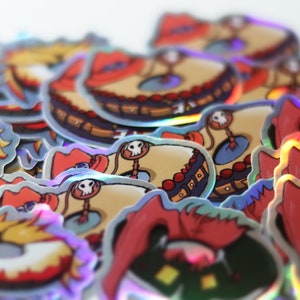 Assorted Anime Inspired Donut Stickers - Etsy