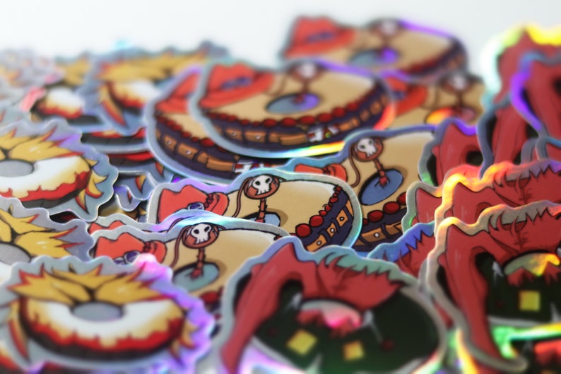 Assorted Anime Inspired Donut Stickers - Etsy