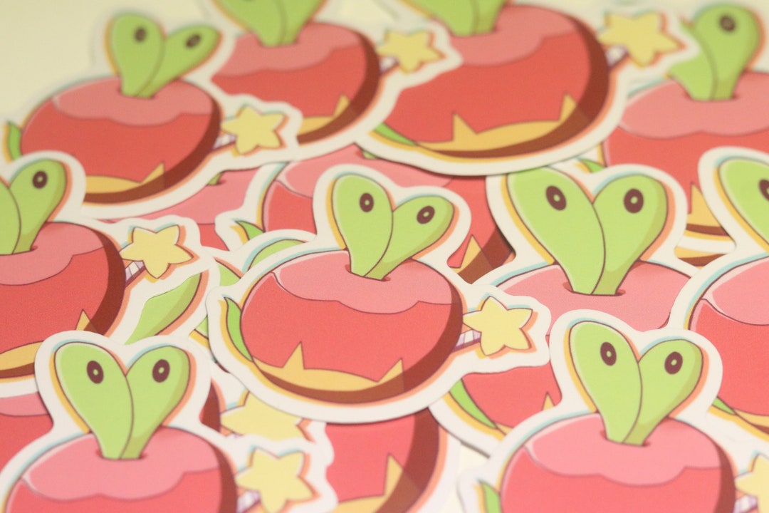 Applin & Star Wand Stickers - Etsy