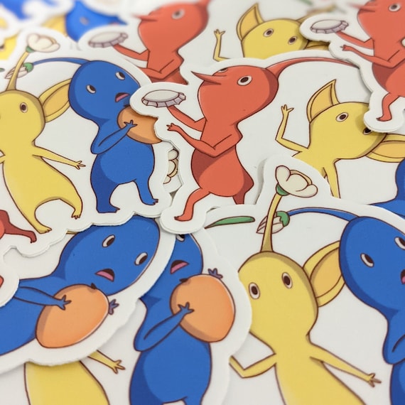 Pikmin Stickers | Etsy