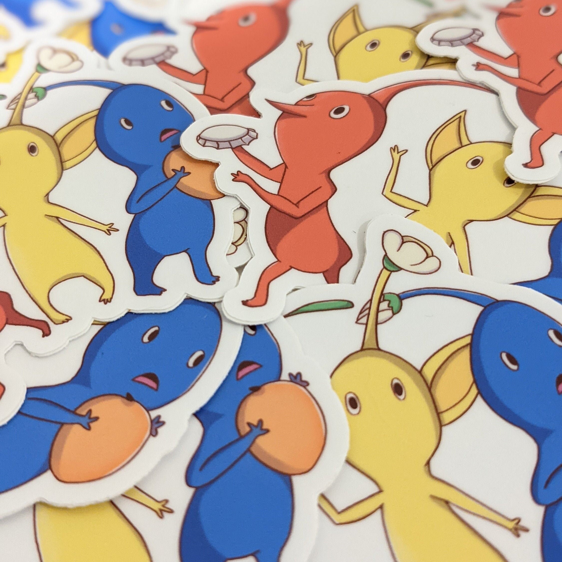 Pikmin Stickers - Etsy